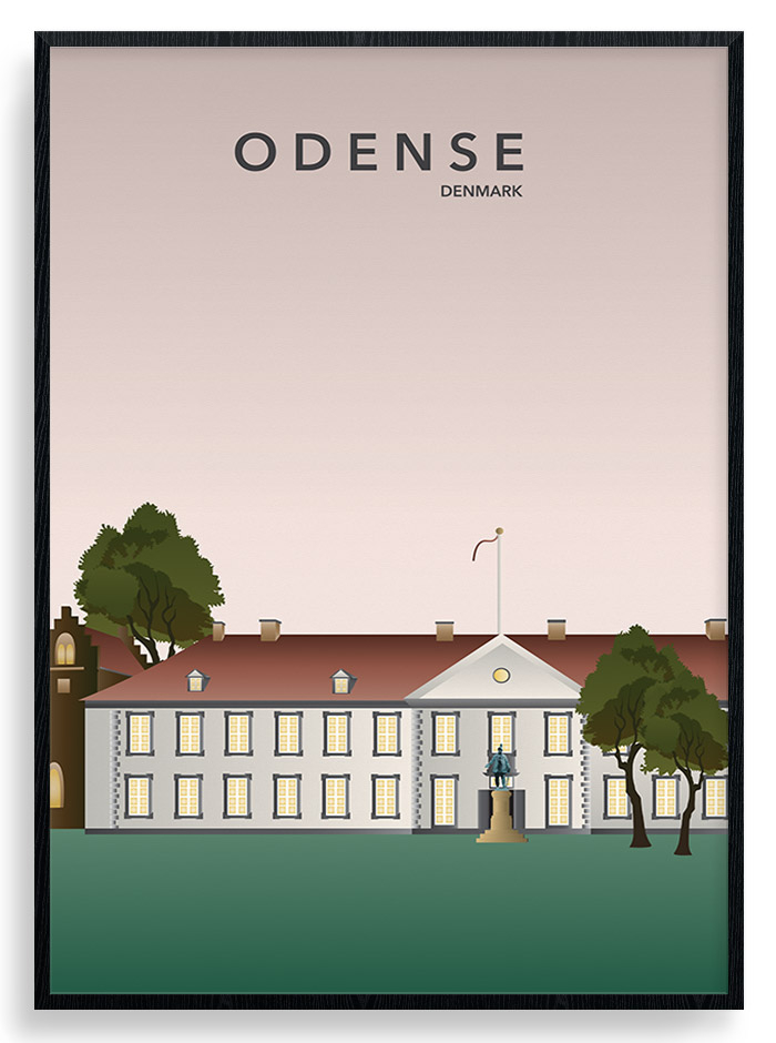 Odense Kongens Have Plakat