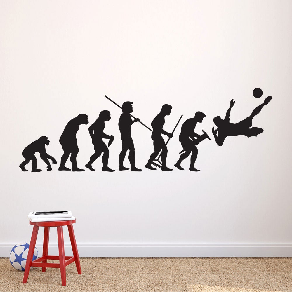 Den klassiske model af Darwins evolutionsteori som wallsticker, der dog ...